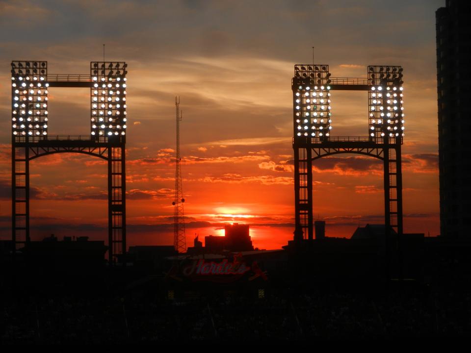 Sunset at Ballpark | Shutterbug